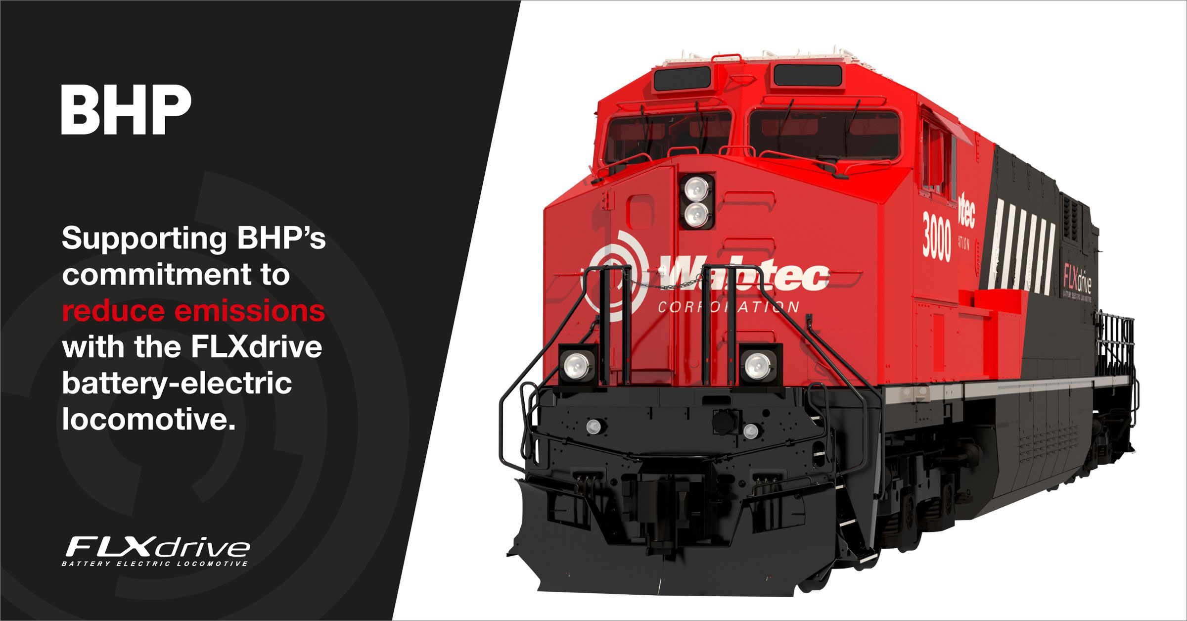 BHP Group Orders Wabtec’s FLXdrive Battery Locomotives | Wabtec Corporation