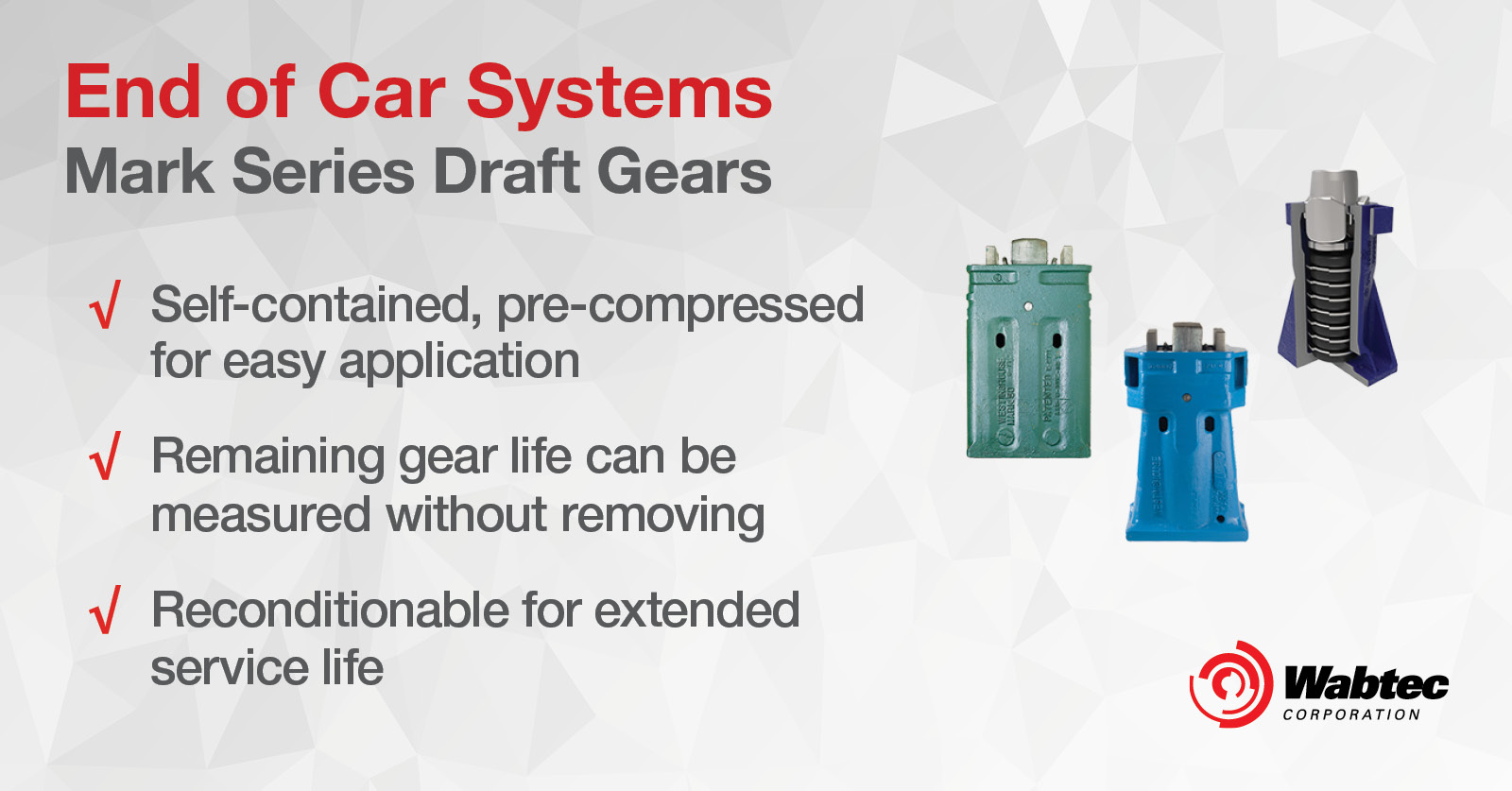 Draft Gears | Wabtec Corporation
