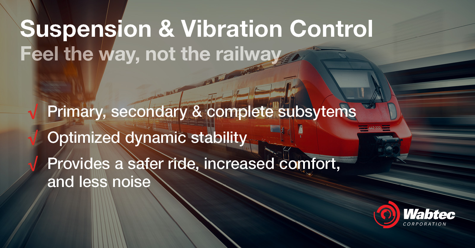 Suspension & Vibration Control | Wabtec Corporation